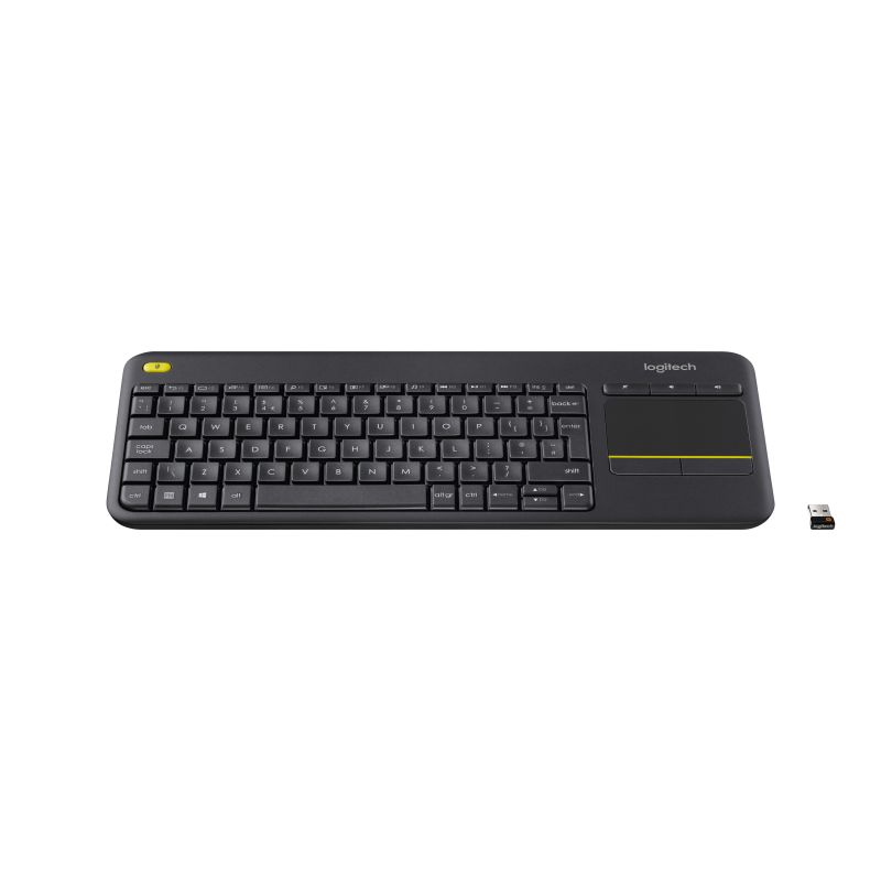 LOGITECH K400 Plus Tastiera italiana Tastiera HTPC per TV Collegata al ...